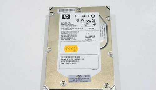 Накопитель HDD scsi 3,5" 72,8GB 15K HP BF0728B26A