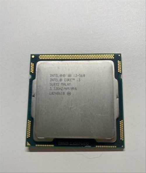 Процессор Intel Core i3-560 LGA1156 3,33 GHz