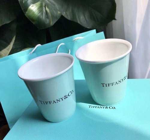 Бумажные стаканчики из костяного фарфора Tiffany&C