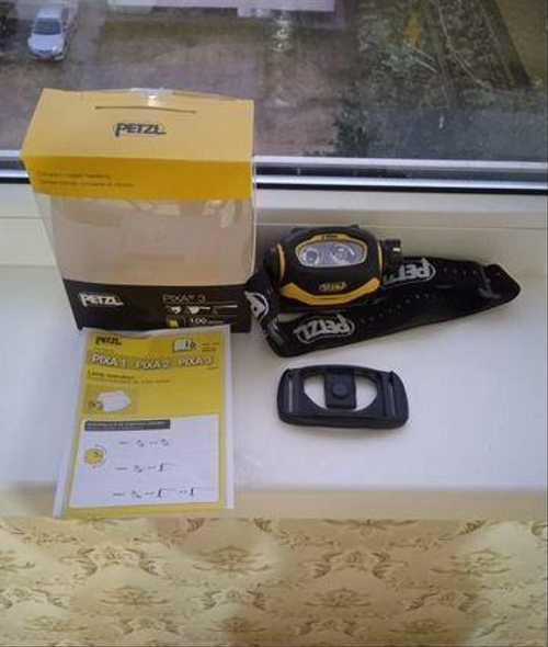 Туристический налобный фонарик Petzl pixa 3