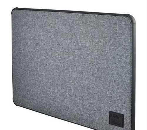 Чехол Uniq Sleeve Kanvas,серый, для MacBook 15.4