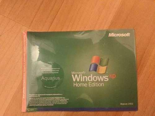 Раритетный лицензионный диск Windows XP