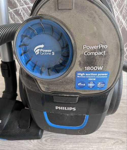 Филипс 1800w. Philips POWERPRO Compact 1800w. Пылесос Филипс POWERPRO Compact 1800w. Филипс повер про компакт 1800w.