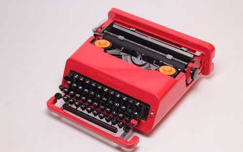 Печатная машинка olivetti valentine 1968