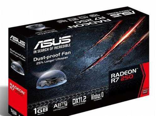 Видеокарта asus Radeon R7 250. Новая