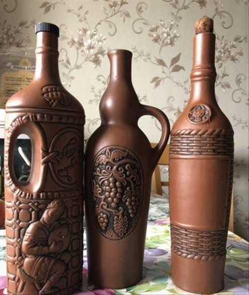 Глиняные бутылки