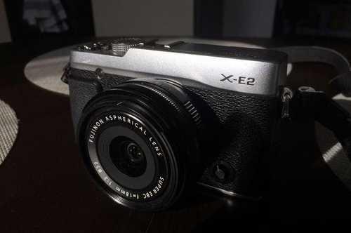 Fujifilm X-E2 с объективом Fujifilm XF 18mm f/2