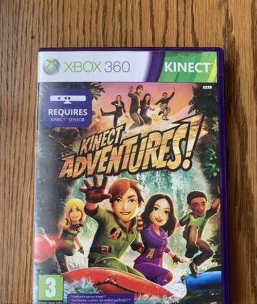 Диски с играми Kinect Xbox 360 Adventures и Winter