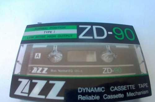 Аудиокассета ZZZ ZD-90 новая запечатана
