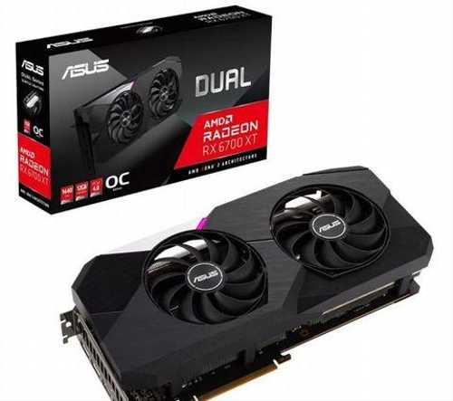 Видеокарта asus Dual Radeon RX 6700 XT dual