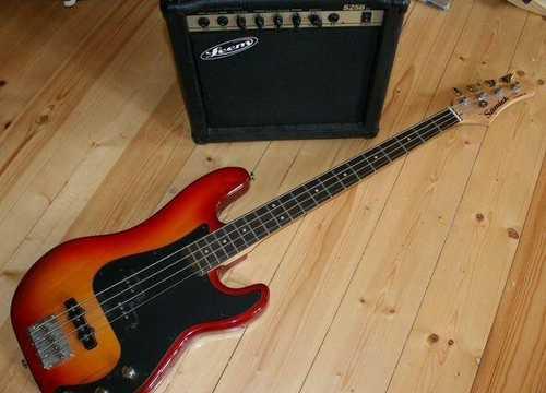 Precision bass бас-гитара Samick lb31 комбик