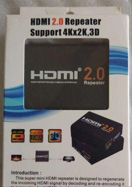 Усилитель hdmi сигнала, удлинитель