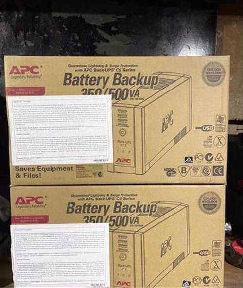 Ибп APC Battery Backup 350/500VA Новый