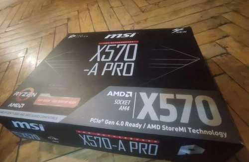 MSI x570 A Pro