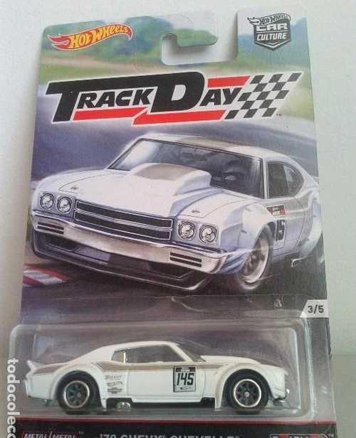 '70 Chevy Chevelle Track Day Hot Wheels 1:64 резин
