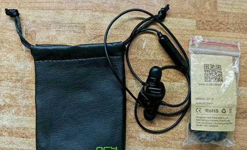 Чехол, амбюшуры и неработающие наушники QCY QY12