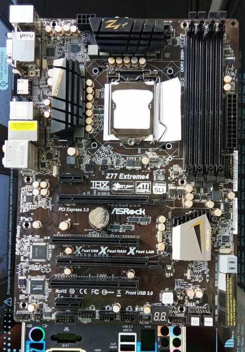 Материнская плата Asrock Z77 Extreme4 (LGA1155)