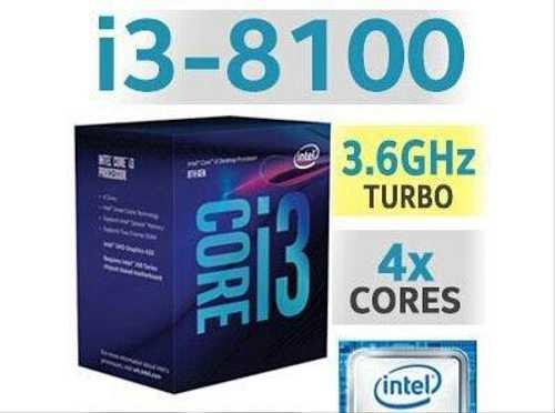 Coffee Lake-S Intel Core i3-8100 1151-2 чипсетZ370