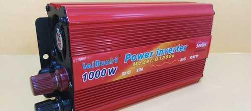 Инвертор напряжения LaiRun 24-220V 1000W (24V)