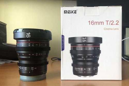Объектив Meike 16mm T2.2 Cinema Lens MFT Mount