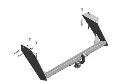 Фаркоп УАЗ 2206,3741,3909,3962,39625,3963 (2206)