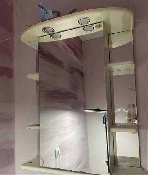 Зеркало с подсветкой шкаф в ванную