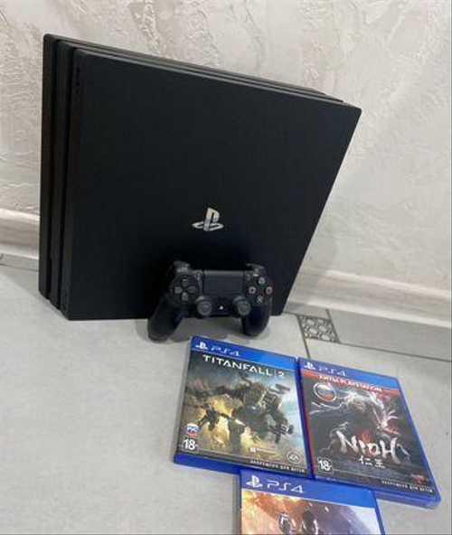 Sony PS4 pro 1tb + топ игры