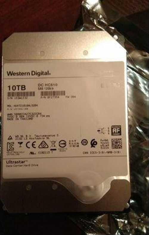 Жесткий диск WD Ultrastar DC HC510 10TB