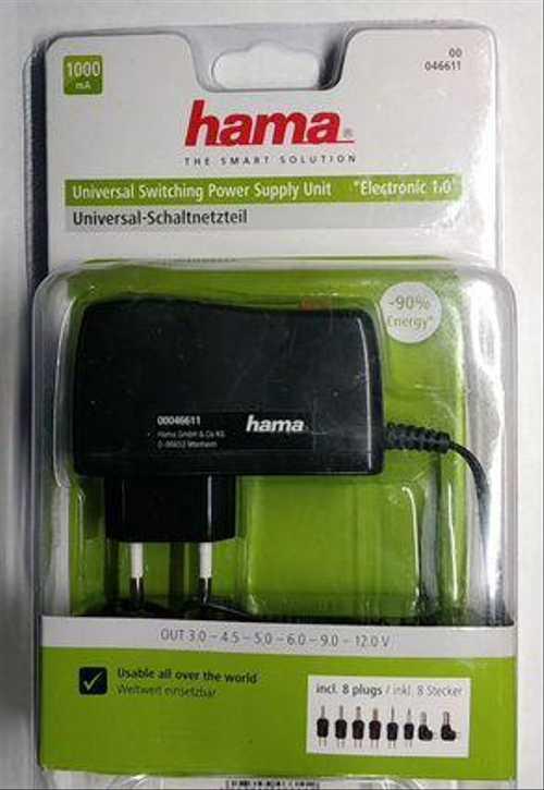 Универсальный блок питания Hama H-00046611 (новый)