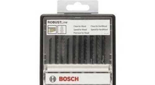 Набор пильных полотен для лобзика (10 шт.) Bosch