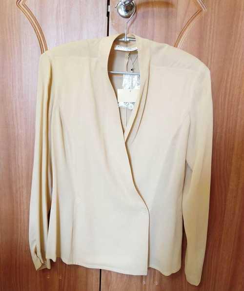 Новая стильная блузка Anne Klein натуральный шёлк