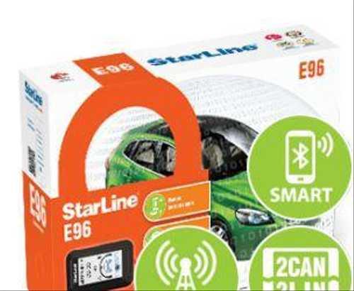 StarLine E96 BT 2CAN 2LIN GSM GPS с установкой
