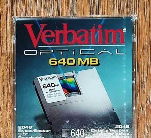 Магнито-оптические диски Verbatim MO 640MB 3.5"