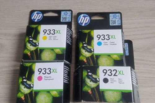 Оригинальные картриджи HP 932XL и 933XL 2016 год