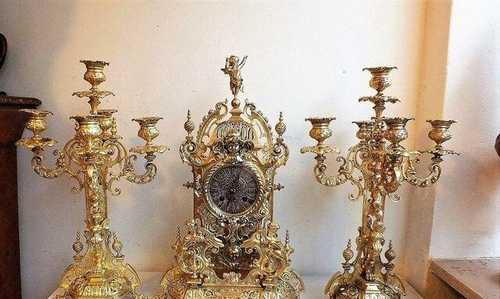 Часы каминные Lenzkirch 1875 год