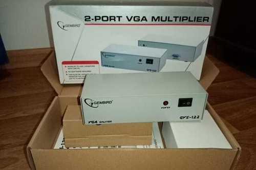 Разветвитель Gembird VGA - 2x VGA (GVS122)