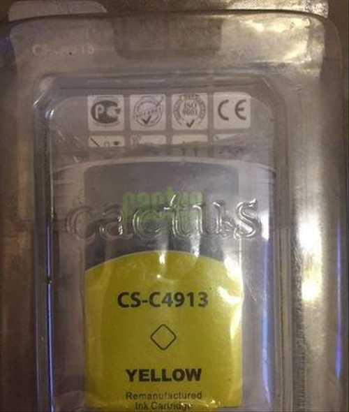 Картридж Cactus CS-C4913,N82,желтый