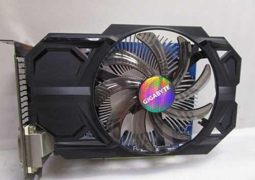 Видеокарта 1Gb gigabyte GeForce GTX750 OC GV-N750O