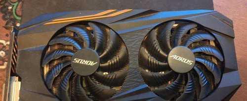 Видеокарта Aorus rx580 8gb Нерабочая