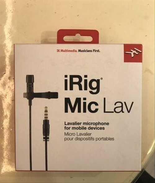 Петличный микрофон iRig Mic Lav