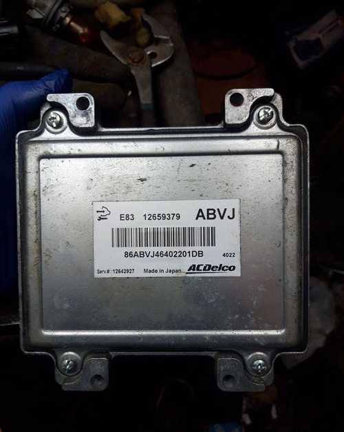 Блок управления двигателем Шевроле Авео Т300 2014г