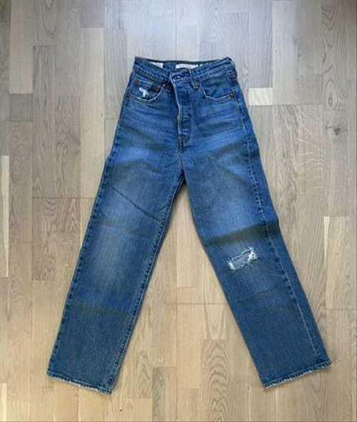 Джинсы levis ribcage straight 24