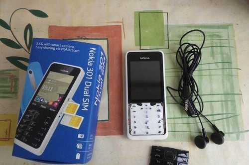 Nokia 301 dual sim в раб.состоянии