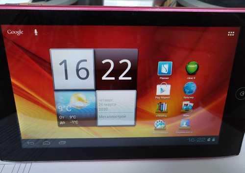 Планшет Acer Iconia Tab A101 8Gb