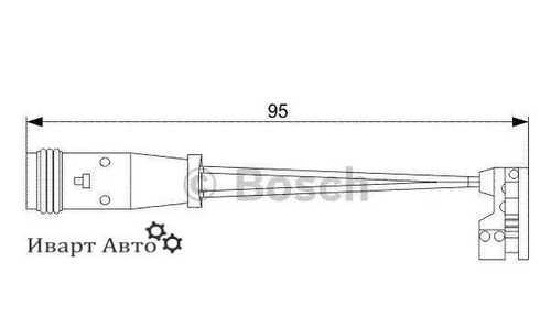 Bosch 1987473006 Датчик износа дисковых тормозных