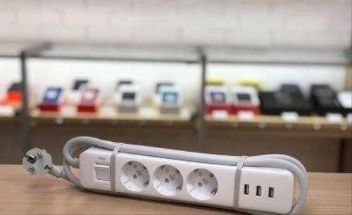 Удлинитель Xiaomi Mi Power Strip 3 USB (Global)