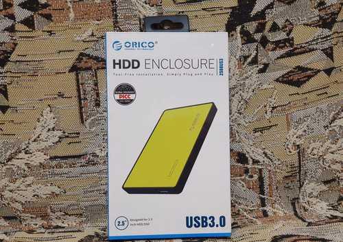 Новый Внешний корпус для HDD Orico 2588US3 yellow