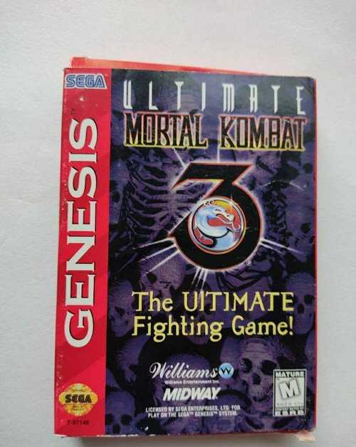 Ultimate mortal kombat 3 sega genesis