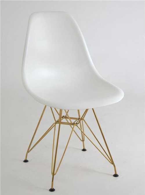 Стул eames metal gold