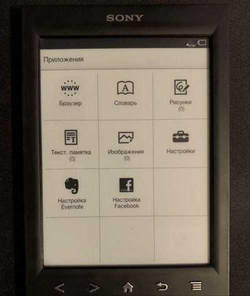 Электронная книга sony reader